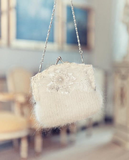 MOHAIR BOLERO, voksen, barn & veske – Tine Solheim